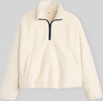 Levi's Fleecejacke mit kurzem Rei&szlig;verschluss