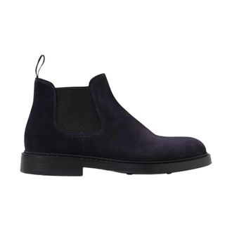 Doucal's Wildleder Chelsea Stiefel mit elastischen Seiten - - Shoes - Herren - Blau - 40 1/2 EU