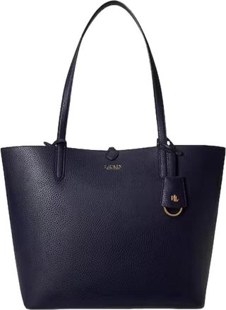 Ralph Lauren Femme, Sacs, Bleu, Taille: ONE Size Rvrsble Tote-Tote-Medium-Faux Pebble Grain