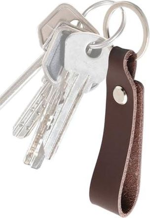 Generico Porte-cl&eacute;s en cuir pour voiture | Attache oiseaux porte-cl&eacute; cordon voiture maison pour femmes hommes - Porte-cl&eacute; de bracelet pour cadeaux familiaux, C