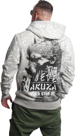Yakuza Herren Never Stop Hoodie Kapuzenpullover