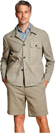 Mason's Homme, Vestes, Vert, Taille: 3XL Veste de travail en Canvas Oxford