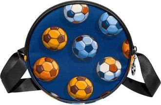 Generic Circle Sac &agrave; bandouli&egrave;re pour femme, petit sac &agrave; bandouli&egrave;re mignon avec fermeture &eacute;clair et bretelles r&eacute;glables style d&eacute;contract&eacute; pour femmes et fill