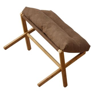 Generic Gepolsterter, Faltbarer Fu&szlig;hocker mit X-Beinen f&uuml;r das B&uuml;ro Im Wohnzimmer, Weiche Fu&szlig;st&uuml;tze Zum Entspannen, Kissen aus Schneeflockensamt Im Lieferumfa