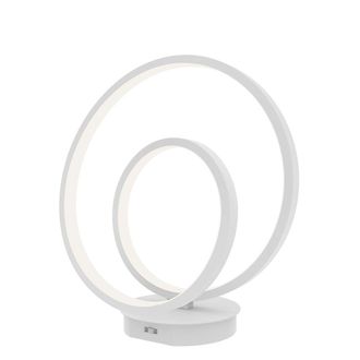 Luce-Ambiente-Design Table Lamp Lieve in White Aluminum 15w With CCT Switch