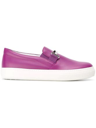 Tod's Slip-On-Sneakers mit metallischem Detail - Rosa