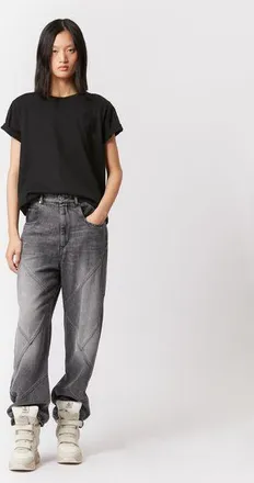 Isabel Marant T-shirt Aby - Femme - Noir - Taillexl - Marant &Eacute;toile