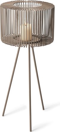 Philippi Oslo Windlicht mit Standfu&szlig;, Outdoor & Indoor Kerzenhalter, Streben-Design mit Glaseinsatz