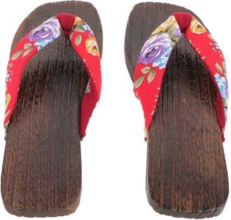 Yarnow Sabots Japonais Bois pour Femmes Sandales L&eacute;g&egrave;res et &Eacute;l&eacute;gantes Confortables pour Marche Quotidienne Style Traditionnel Japonais