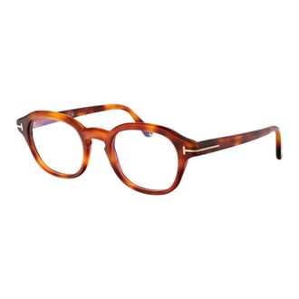 Tom Ford Homme, Accessoires, Brun, Taille: 49 MM Lunettes Optiques