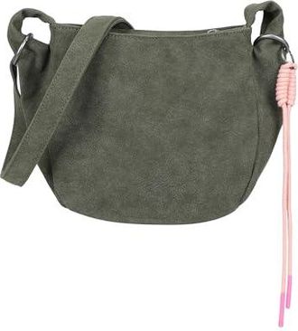 Fritzi Aus Preu&szlig;en Fritzi aus Preu&szlig;en sac &agrave; &eacute;paule bandouli&egrave;re Sue02 Suede Jacky Crossbody Soft Dark Olive