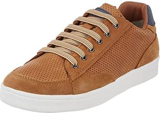 Geox Garçon J Djrock Boy B Sneakers, Cognac/Navy, 30 EU