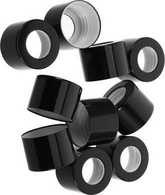 Lurrose 10 St&uuml;ck Teiliges Schwarze Diffuser flaschenverschl&uuml;sse Passend Robuste Metallkappen f&uuml;r Nachf&uuml;llbare Duftflaschen Effektive Abdichtung gegen Verdunst