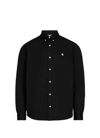 Carhartt Work in Progress Amerikaner Baumwolle - Schwarzer Kragenhemd - schwarz