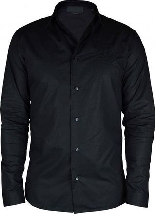 Philipp Plein Gold Cut Ls Skull Shirt