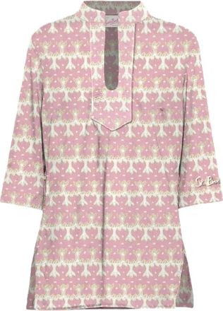 MC2 Saint Barth Femme, Blouses et Chemises, Multicolore, Taille: 40 FR Macha Rachel Short Beach Dress