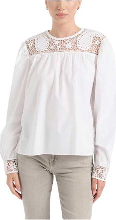 HUGO BOSS Femme, Blouses et Chemises, Blanc, Taille: 42 FR Chemise Casual