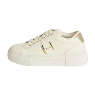 A|X Armani Exchange Femme, Chaussures, Blanc, Taille: 38 EU Baskets