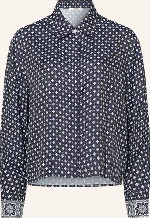 Maje Hemdbluse Mit Schmucksteinen blau
