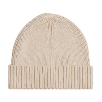 Tommy Hilfiger Flag Embroidery Beanie mit Kaschmir - - Accessories - Herren - Beige - ONE SIZE