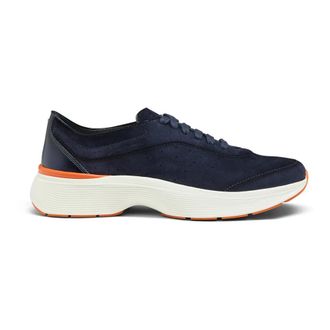Santoni Leather Sneaker - - Shoes - Herren - Blau - 43 1/2 EU