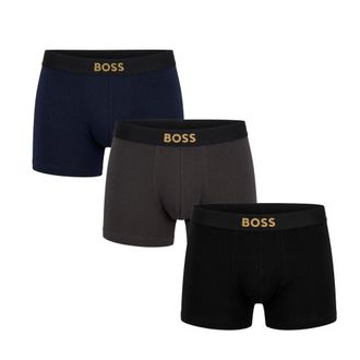 HUGO BOSS Homme, Sous-v&ecirc;tements, Multicolore, Taille: S Style Trunk 3P Gold Logo G