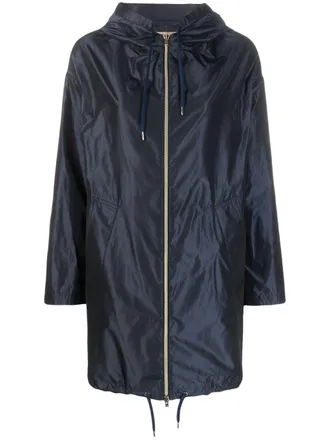Herno parka en taffeta - Bleu