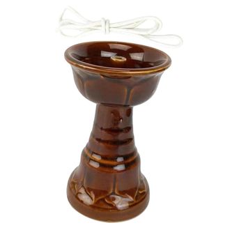 Cabilock Vintage &Ouml;llampe mit Docht aus Keramik Winddicht Feine Verarbeitung Mittlere Dekorative Petroleumlampe f&uuml;r Innenr&auml;ume Wohnzimmer Schlafzimmer Festliche