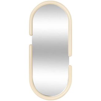Atmosphera Miroir Pool ovale 39x90cm beige - Atmosphera cr&eacute;ateur dint&eacute;rieur