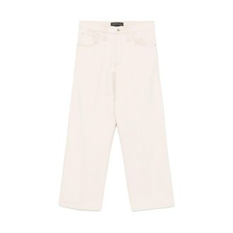 Federico Cina Ecru Klassische F&uuml;nf Taschen Jeans - - Jeans - Herren - Beige - M
