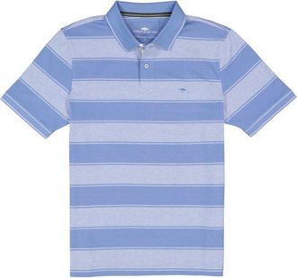 Fynch-Hatton Fynch-Hatton Herren Polo-Shirt blau gestreift