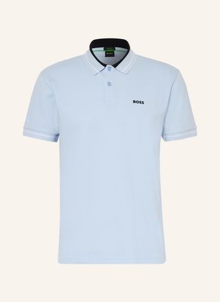 HUGO BOSS Piqu&eacute;-Poloshirt Member Regular Fit blau