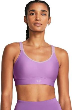 Under Armour Soutien-Gorge de Sport Infinity Mid Impact pour Femme, (560) Violet Provence/Violet Ace, (Large) A/C