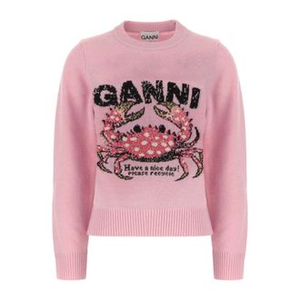 Ganni Damen, Strickwaren, Rosa, XSGr&ouml;&szlig;e