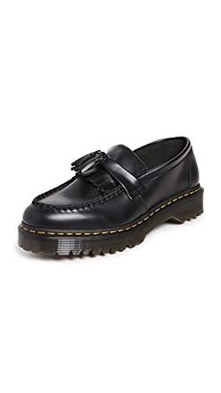 Dr. Martens Mixte 26957001 Mocassin, Black Smooth, 37 EU
