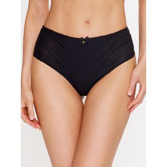 Selmark Klassischer Damenslip mit hoher Taille Penelope 31003 Schwarz