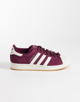 adidas Originals Superstar II - Baskets - Bordeaux-Rouge