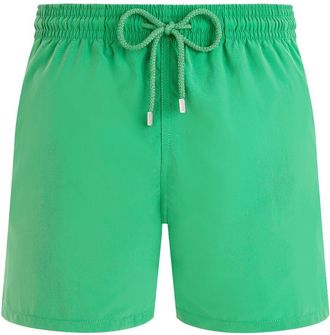 Vilebrequin Badeshorts mit Logo-Patch - Gr&uuml;n
