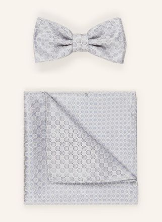 Prince Bowtie Prince Bowtie Set: Fliege Und Einstecktuch grau