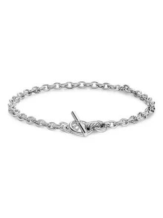 David Yurman collier DY Mercer Petite Toggle Chain en argent sterling