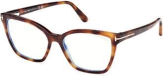 Tom Ford unisex, Accessoires, Brun, Taille: 53 MM Butterfly Optical Frame