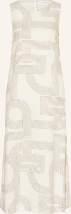 Comma Comma Kleid Mit Leinen weiss