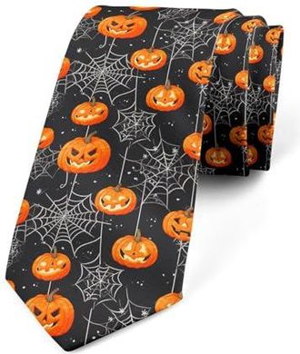 Generic Cravate Orange Noir Blanc Classique Necktie &Eacute;l&eacute;gant Cravate DAffaires Pour Remise De Dipl&ocirc;me C&eacute;l&eacute;brations F&ecirc;te