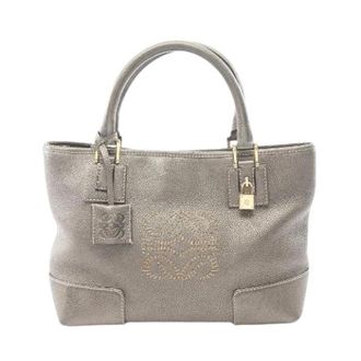 Loewe Pre-owned Amazona Leder Handtasche - - Pre-owned - Damen - Grau - ONE SIZE
