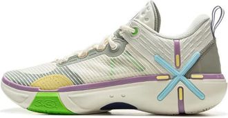 Li-Ning Wade Shadow 6V2 Herren leichte atmungsaktive Anti-Rutsch und Rebound professionelle Basketball Spiel Schuhe Egg Shell EU 47 2/3