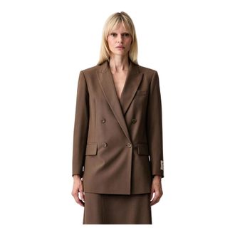 Maison Margiela Blazers - Femme - Vestes - Brun - Taille: 38 FR