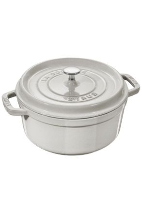 Staub Br&auml;ter LA Cocotte, Tr&uuml;ffeleiche, Metall, 3,8 L, rund, backofengeeignet,Deckel hitzebest&auml;ndig, Kochen, T&ouml;pfe, Br&auml;ter