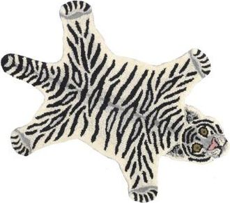 Doing Goods Tapis Tigre des neiges en laine Doing Goods
