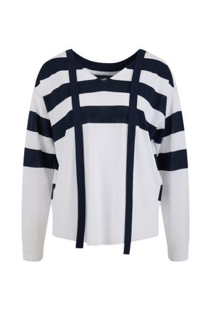 Sportalm Sweatshirt Vale 450270 Maritimes Streifendesign mit modischen B&auml;ndern