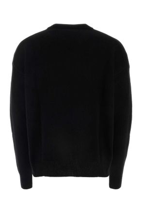Jil Sander Mens Jumper Black Primario Cashmere